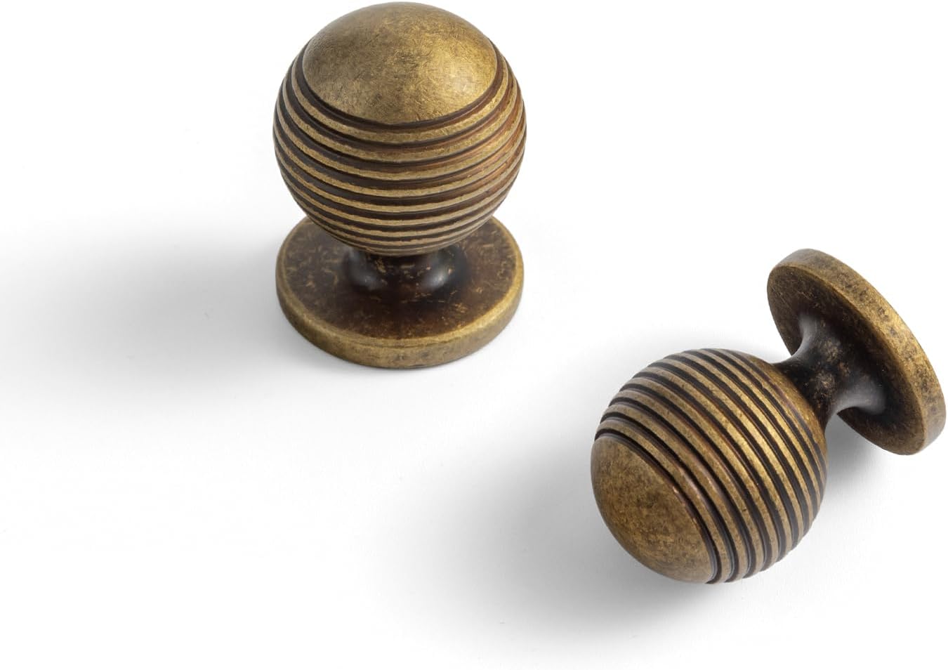 Small 5/8 inch Authentic Size Antique Style Knobs for Cabinets and ...