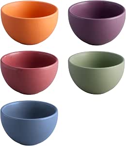 Amazon.com: Corona Small Bowls Set, 5-piece, Ceramic, Microwave and ...