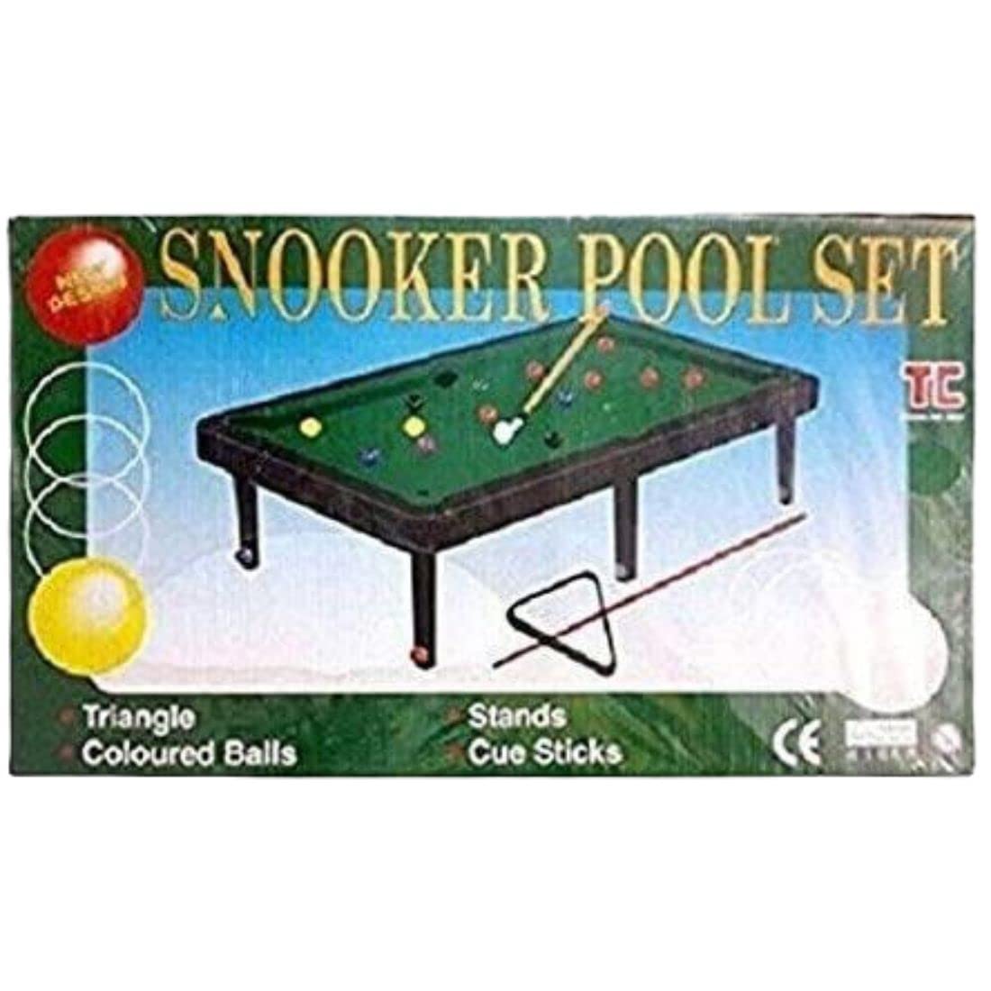 Buy Aditic Kids Plastic Mini Pool Table Snooker Game Set with Balls ...