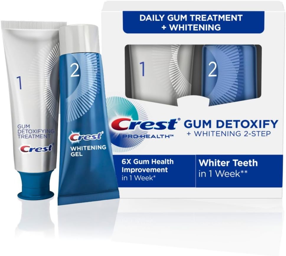 Amazon.com : Crest Pro-Health Gum Detoxify + Whitening Two- Step ...