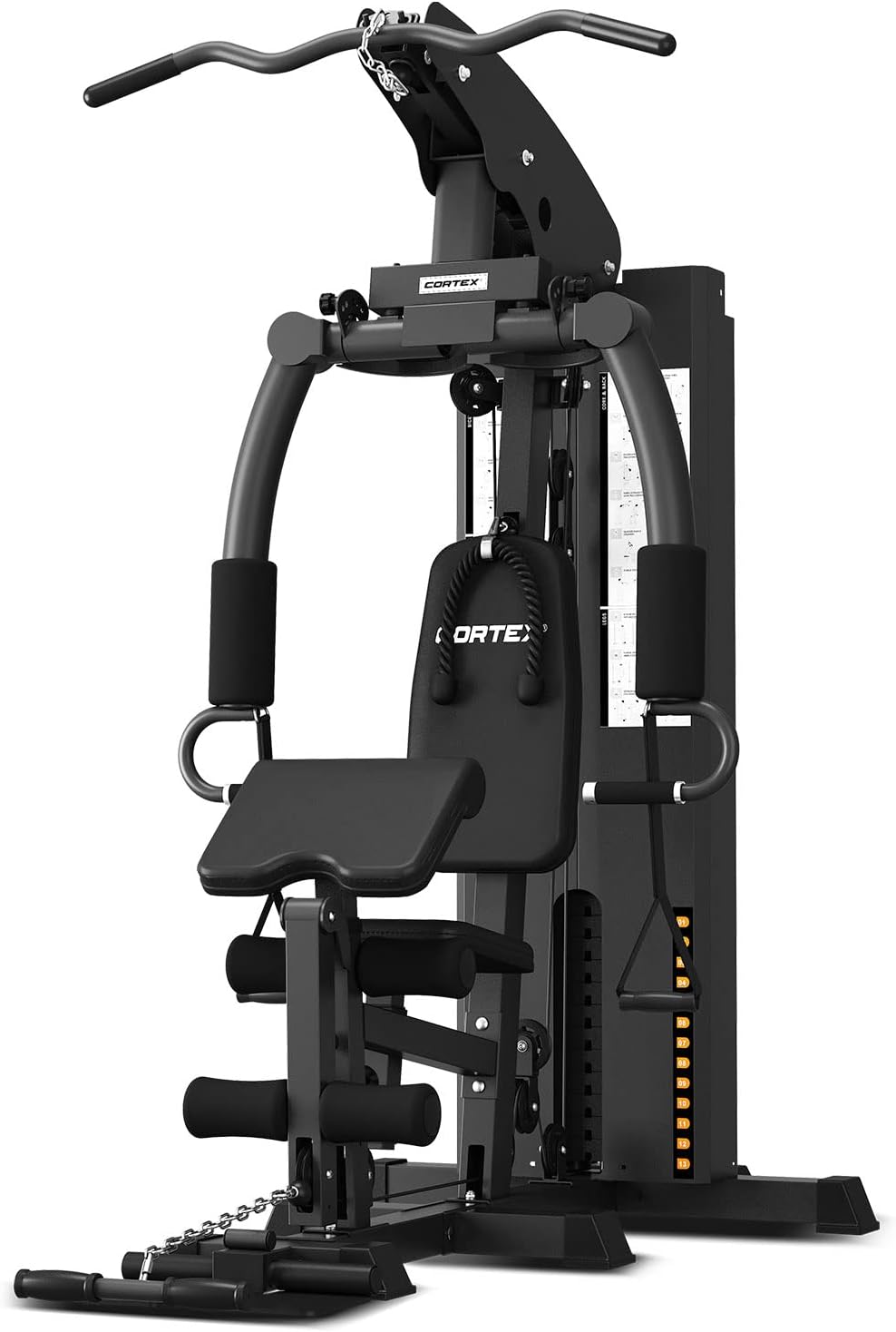Cortex Fitness GS7 Multi Station Multi-Function Home Gym with 73kg ...