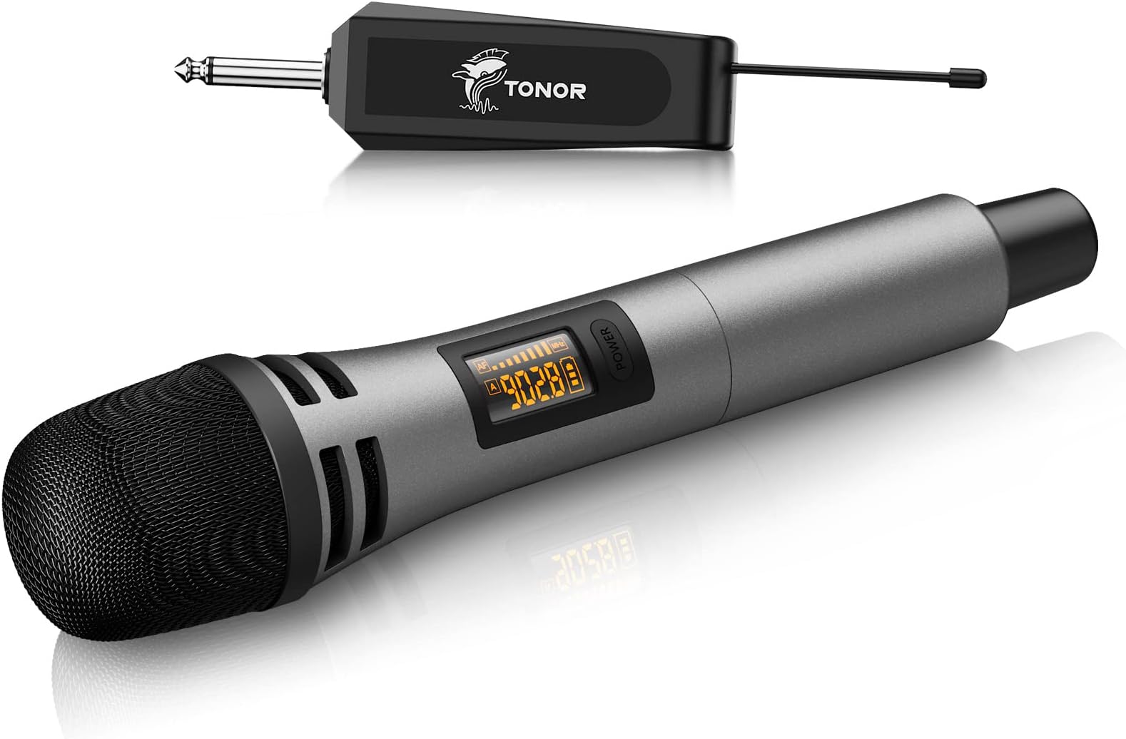 Amazon.com: XZL Professional Wireless Microphone, Rechargeable UHF ...