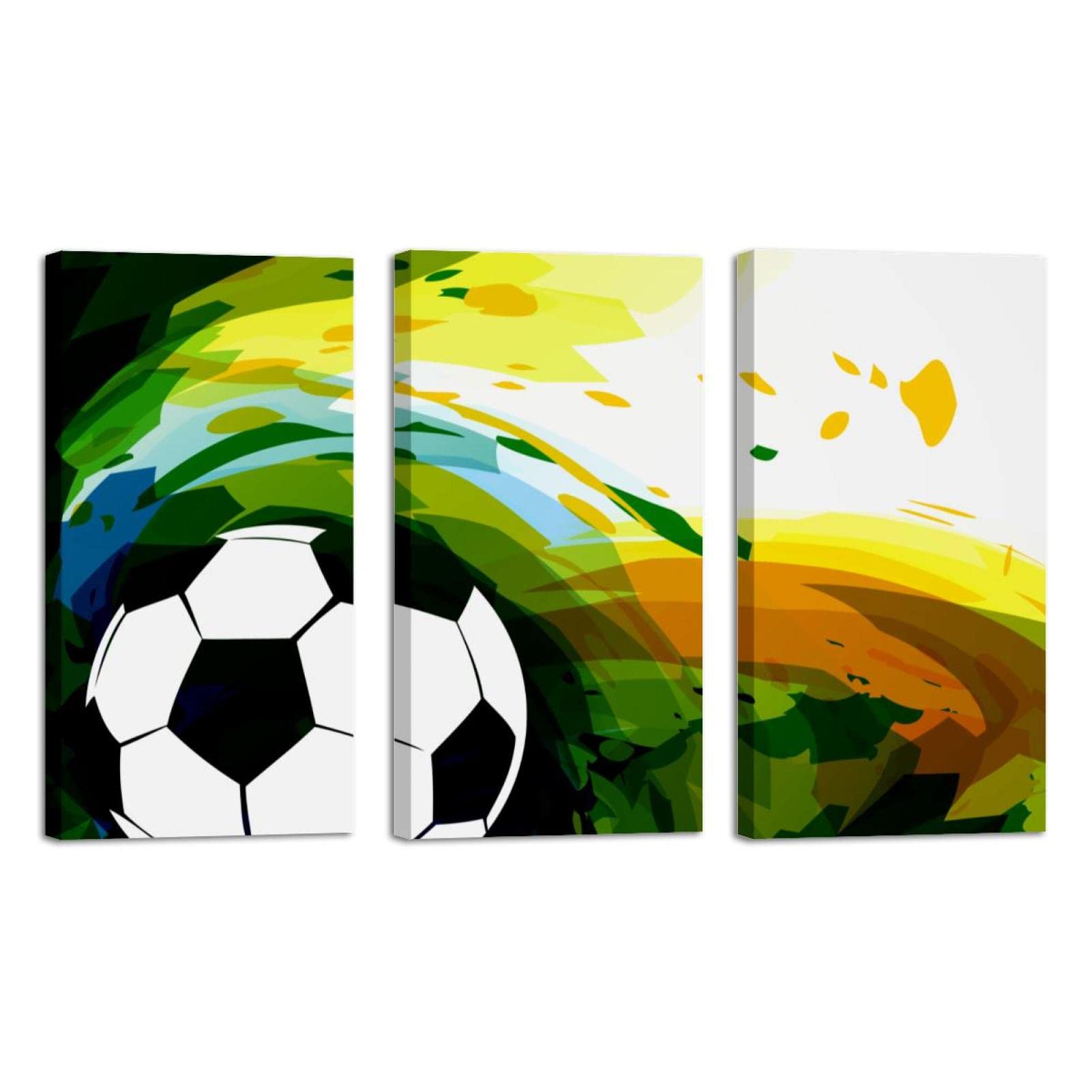 Abstract Soccer Art