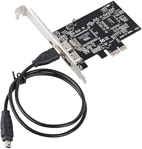 Amazon.com: 3 Ports 1394A Firewire Expansion Card PCI-E Firewire Card ...