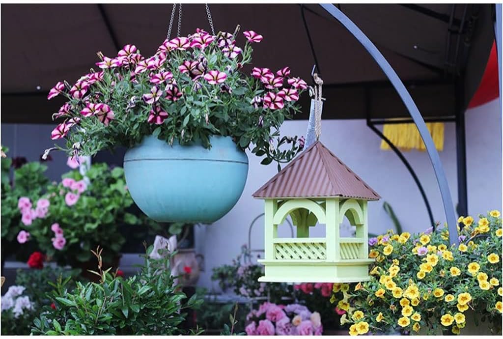 Comedero para pájaros Farmhouse Bird Feeder Outdoor Hanging Bird House ...