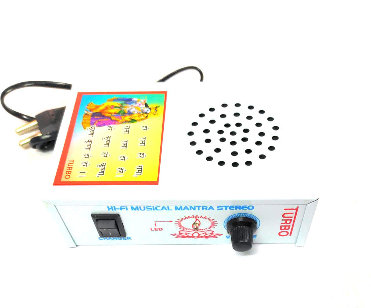 Buy SHISHIR 35 in 1 Radhe Krishna Jaap Mantra Plug Device Chanting ...