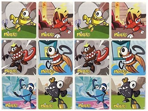 Amazon.co.jp: MIXELS STICKERS- Mixels Birthday Party Favor Sticker Set ...