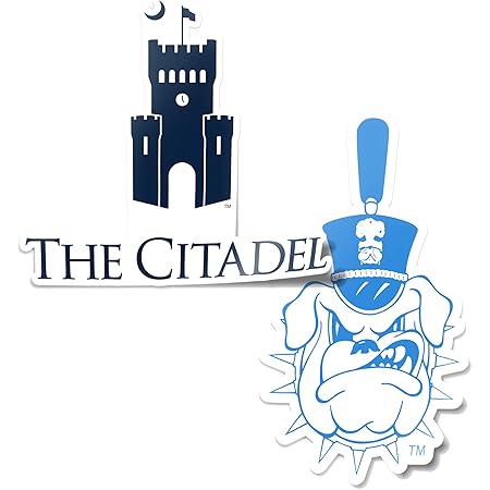 Amazon.com: Vinyl Sticker The Citadel Bulldogs NCAA Premium Quality ...