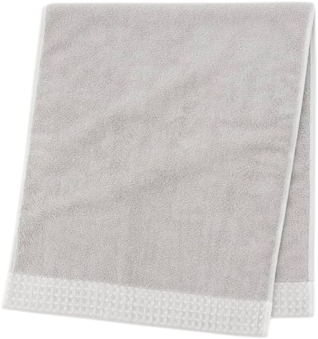 Amazon｜[ケユカ] KEYUCA 抗菌防臭部屋干しワッフルパイル フェイスタオル 34×80cm ライトグレー｜フェイスタオル - ホーム＆キッチン オンライン通販