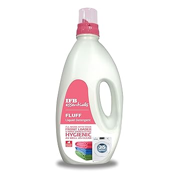 IFB Essentials Fluff Front Load Fabric Liquid Detergent - 1 liters : Amazon.in: Health ...