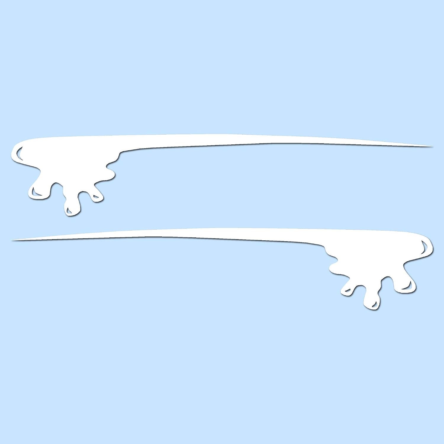 Amazon.com: Paint Splash Drips Pair - Vinyl Decal Sticker - 12" x 5 ...