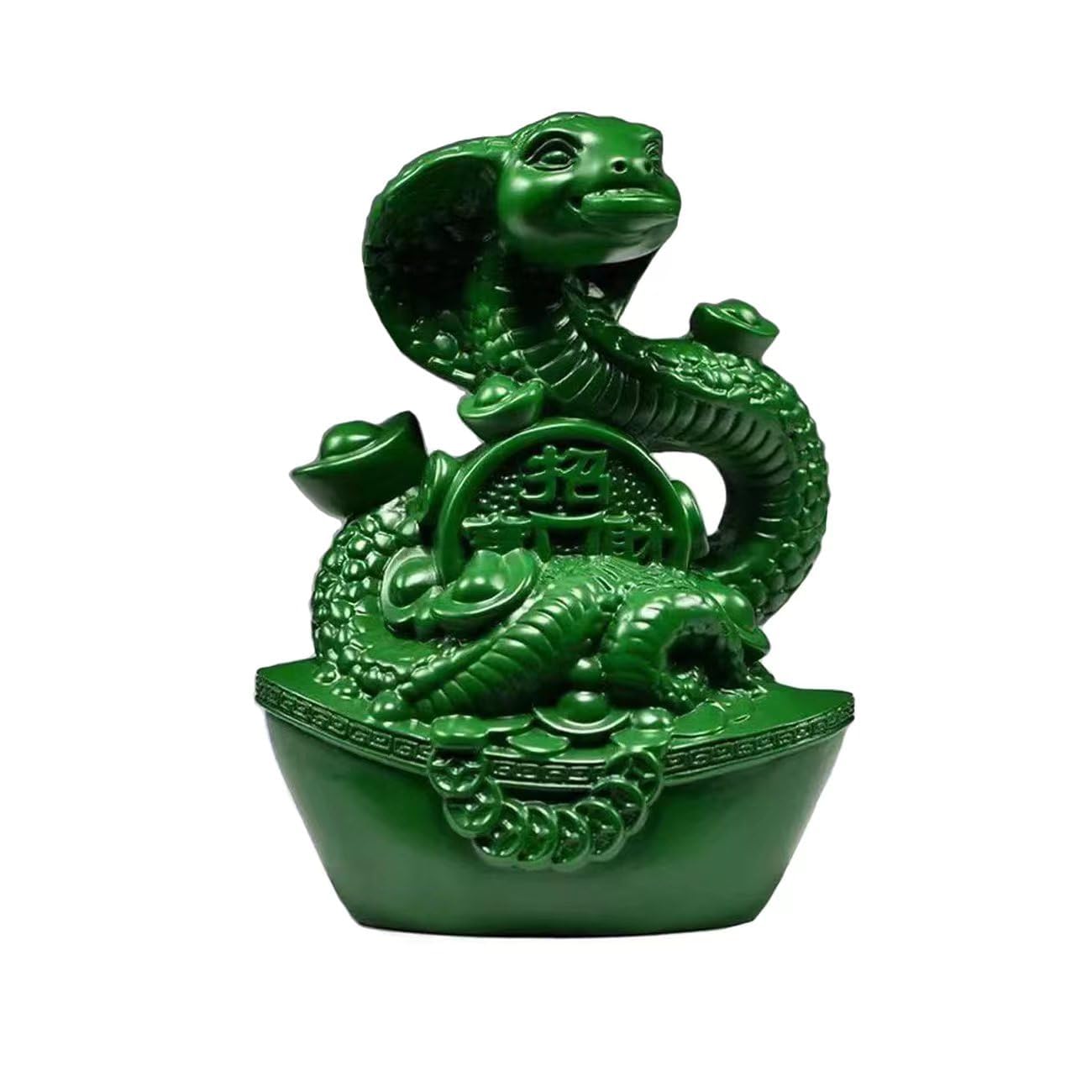 Buy 2025 Snake Figurine Wooden Chinese Snake Figurines Feng Shui ...