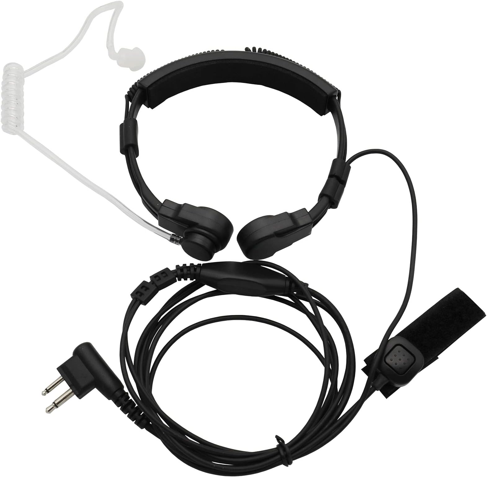 Amazon.com: TENQ Military Grade Tactical Throat Mic Headset/earpiece ...