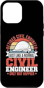 Amazon.com: iPhone 14 Plus Structural Engineering Retro Mechanic Retired Civil Engineer Case ...