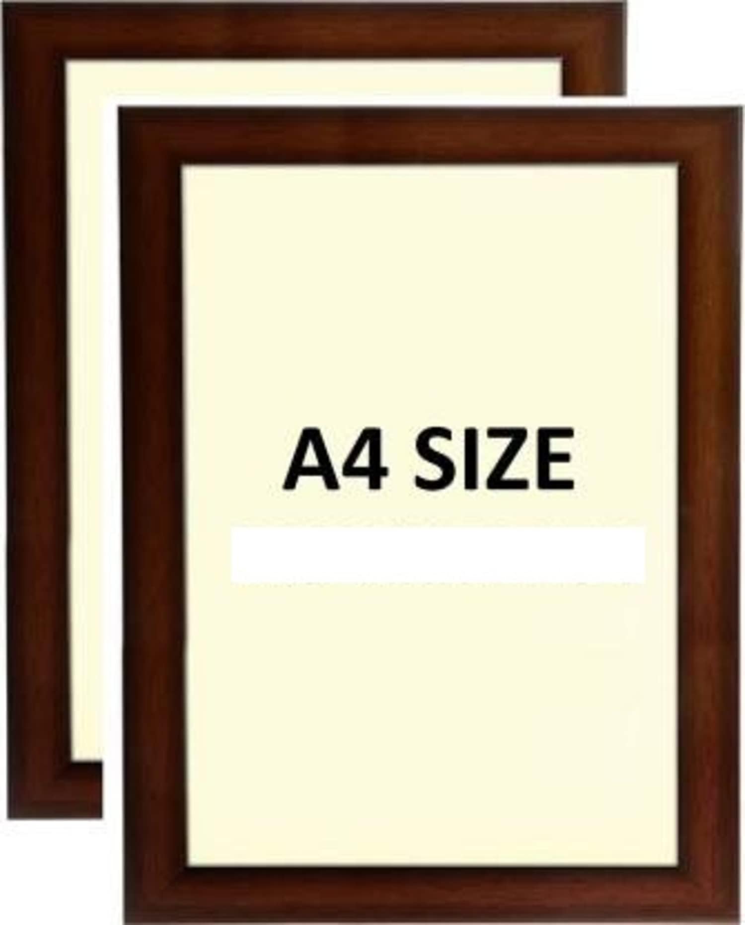 Art Street A4 Size Photo Frame For Wall Set of 5 Brown Picture Frame ...