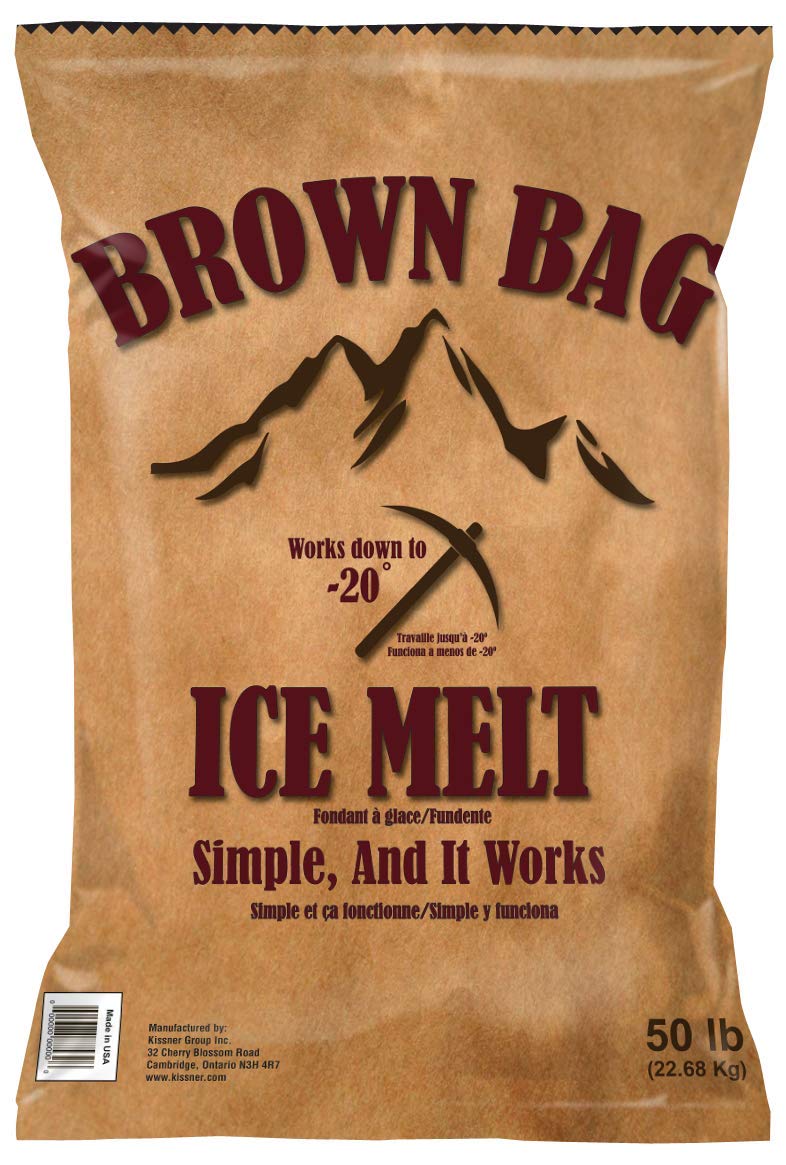 Amazon.com : Brown Bag Ice Melt - 50 Pound Bag : Patio, Lawn & Garden