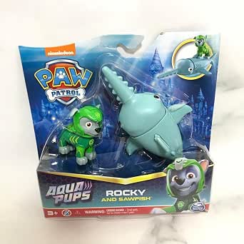 Amazon.co.jp: Paw Patrol Rocky Saw Ray Figure : Hobbies