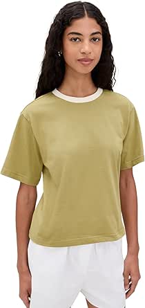 LE BOP Women's Rory Ringer Tee at Amazon Women’s Clothing store