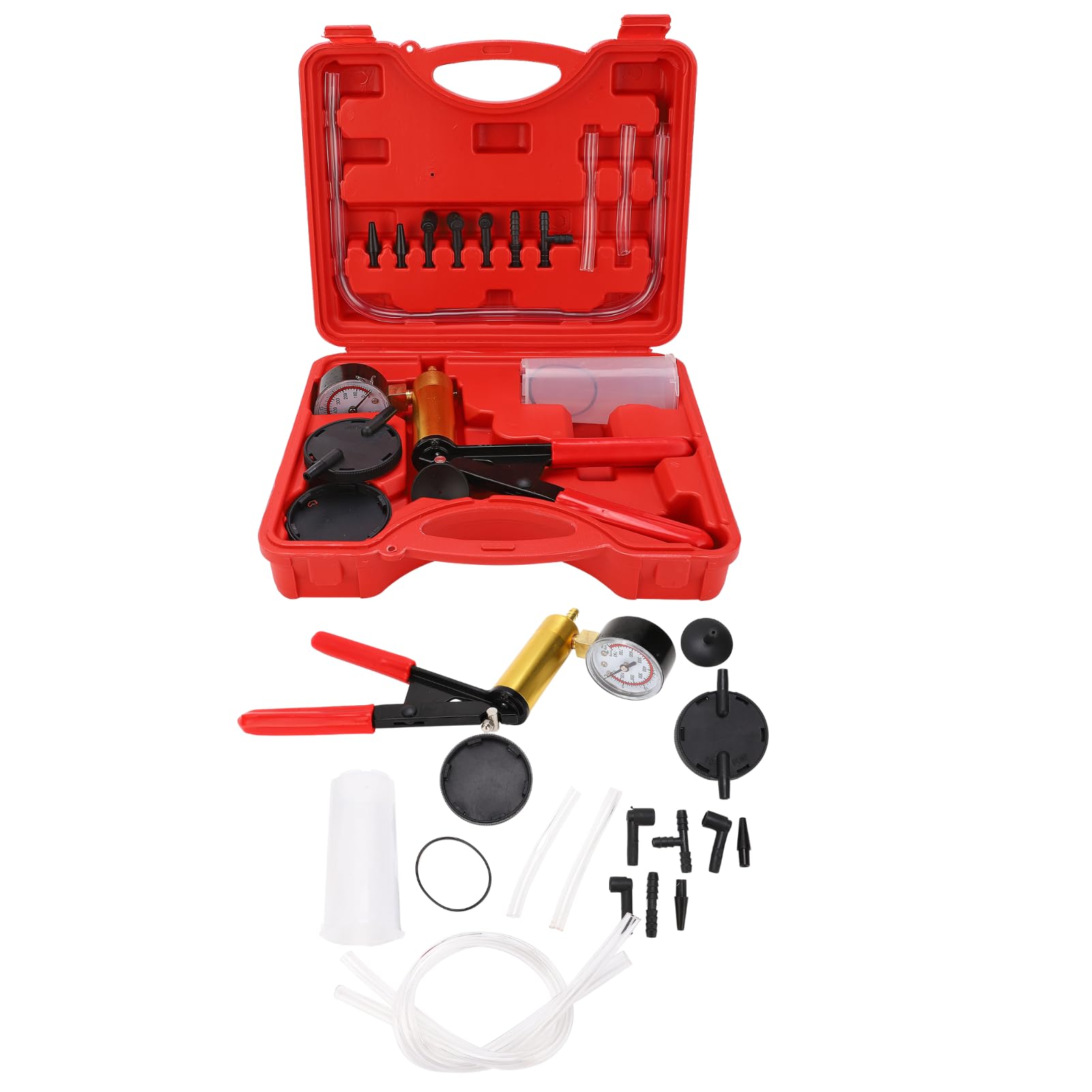 Brake Bleeder Kit,Hand Vacuum Pump Rebuild Kit Hand Held Brake Bleeder ...