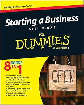 Starting a Business All-In-One For Dummies: Consumer Dummies ...