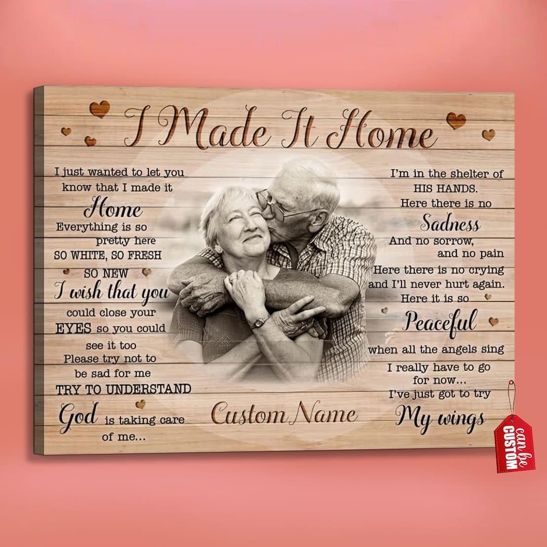 Amazon.com: In Memory of Loved One Gifts - I Made It Home Sympathy Lost ...