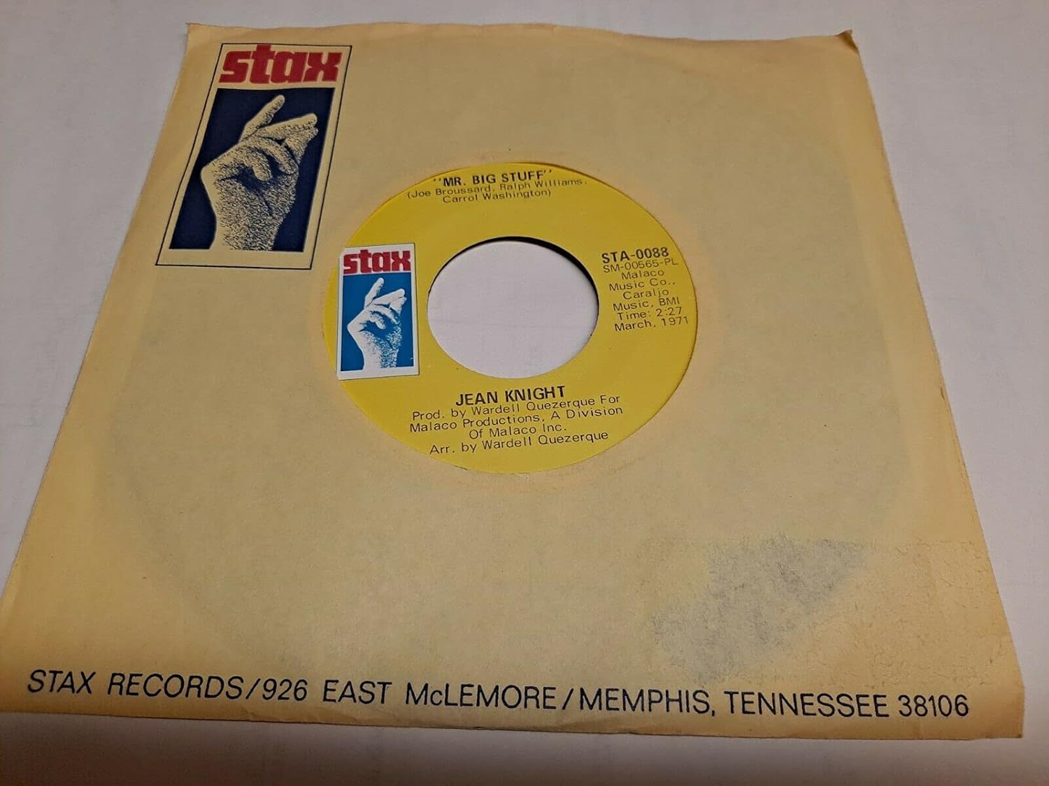 Amazon.com: JEAN KNIGHT MR BIG STUFF / WHY I KEEP LIVING THESE MEMORIES ...