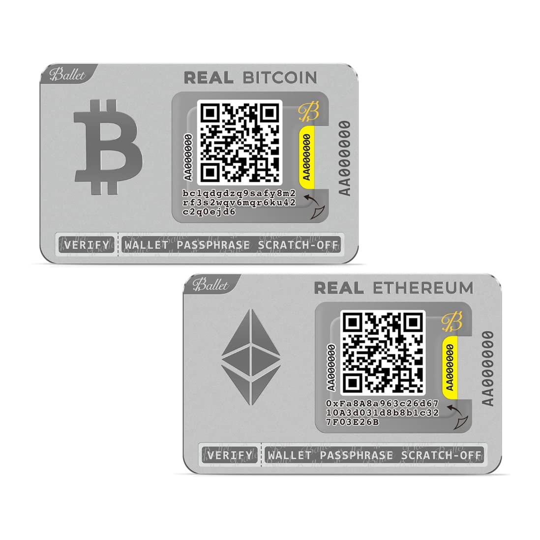 Amazon.com: Ballet Real Bitcoin BTC and Ethereum ETH - The Easiest ...