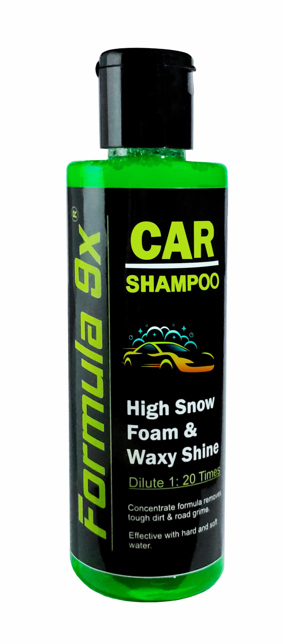 Formula 9X Car Wash Shampoo Concentrate - 200ml | Removes tough dirt ...