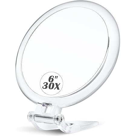 Amazon.com: Sifolo 30x Magnifying Mirror, Travel Hand Mirrors with ...