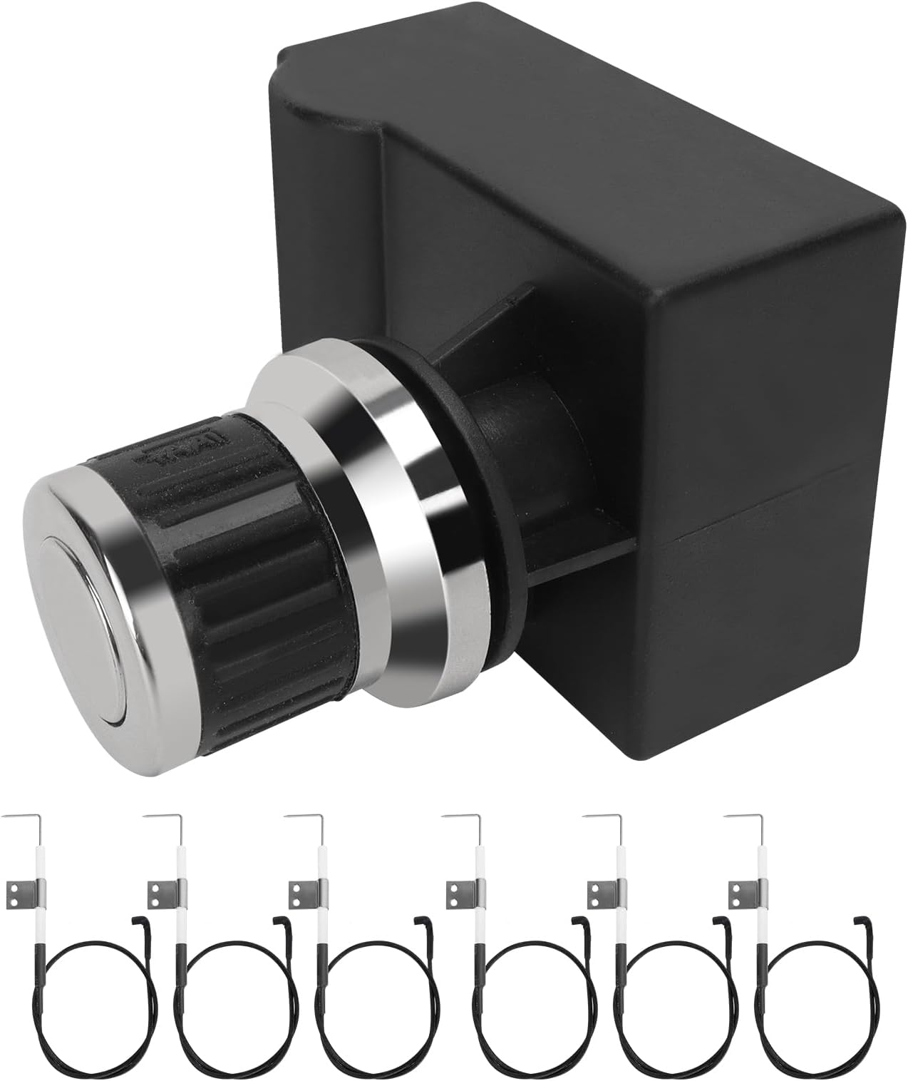 Amazon.com : 2pcs Piezo Spark Igniter, Two Fire Outlets Plastic BBQ ...