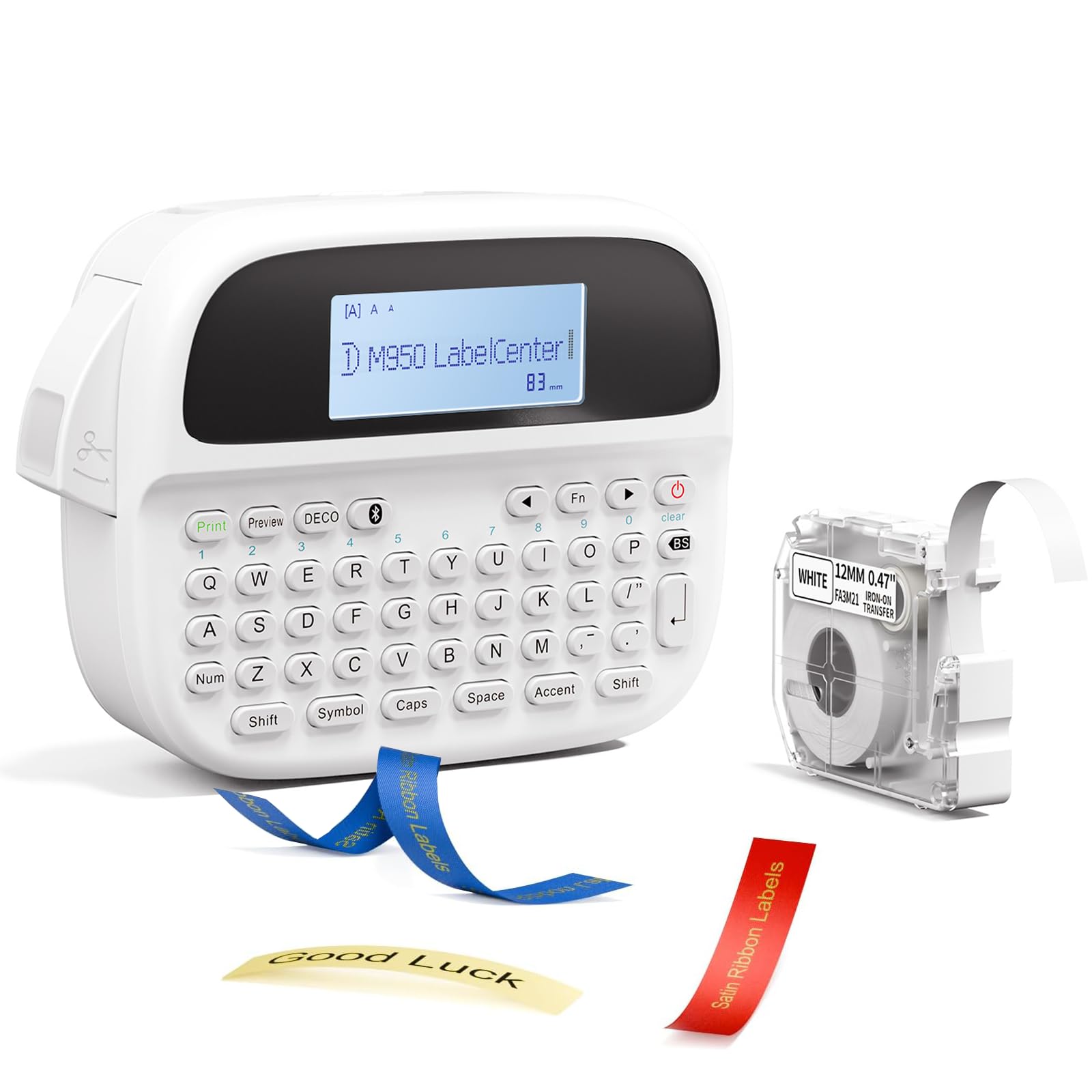 LabelCenter Label Maker Machine with Tape, M950 Label Printer with ...