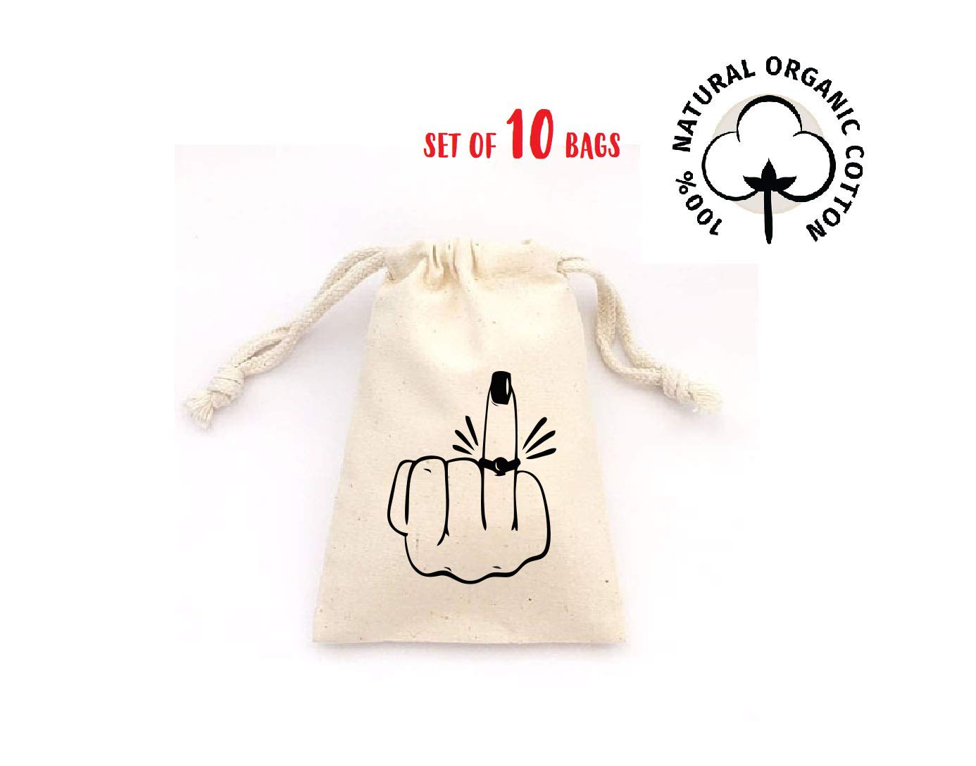 Buy Set of 10 Middle finger Bags Bachelorette Party Bridal Shower Party ...