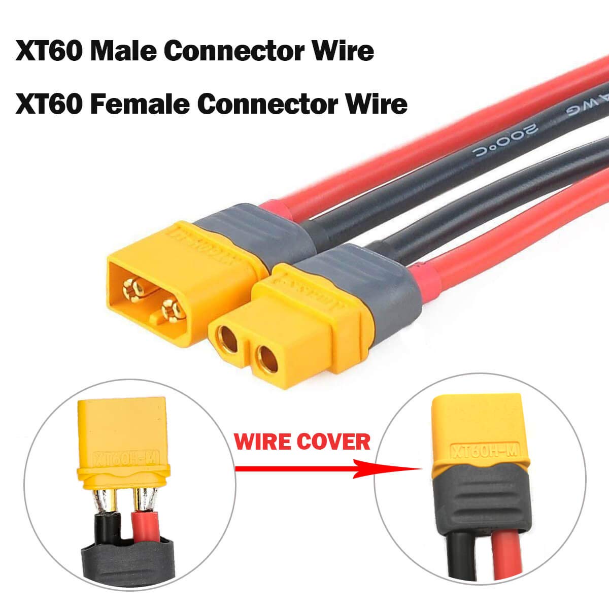 Snapklik.com : XT60 Connectors Female Male