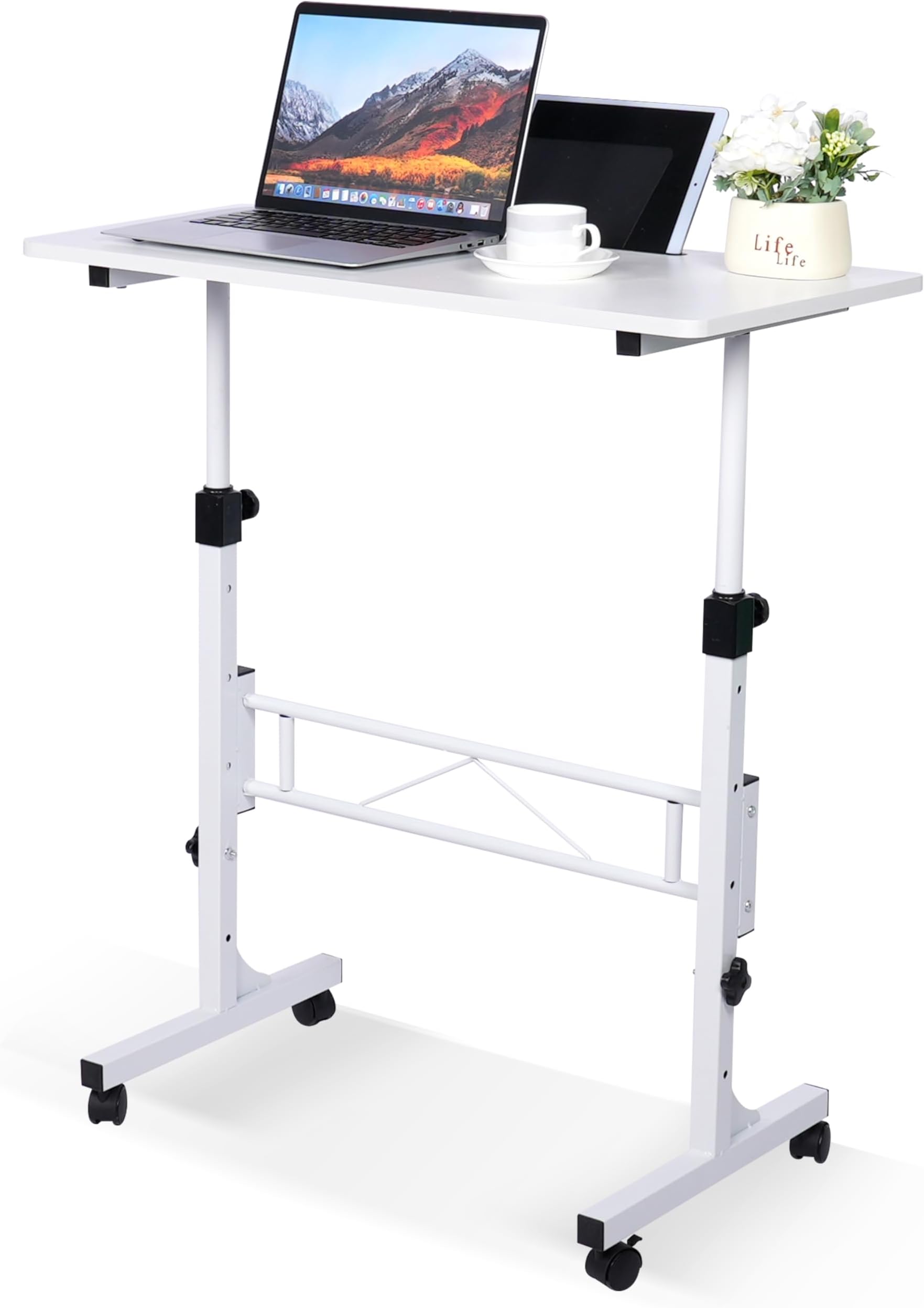 Amazon.com: WXJHL Small Standing Desk Adjustable Height, 31.5inch Small ...