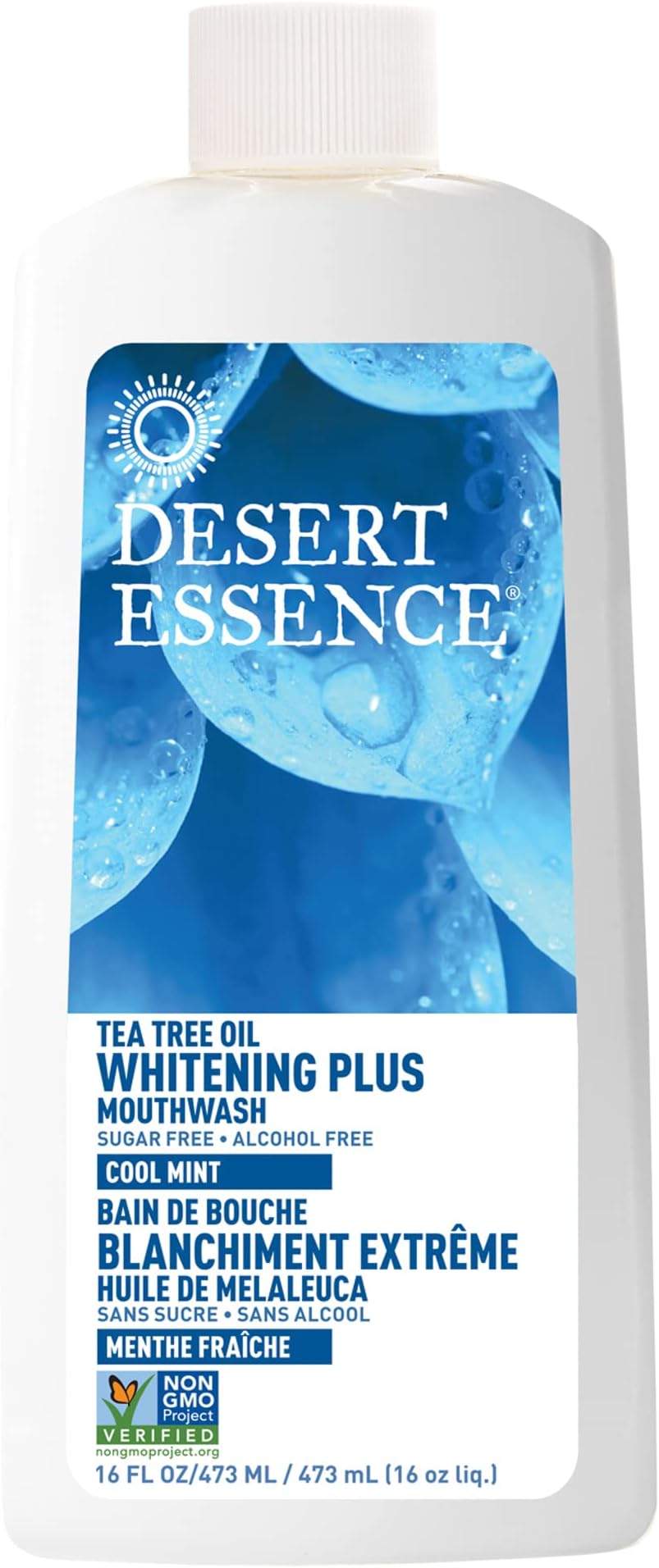 Amazon.com : Desert Essence Tea Tree Oil Whitening Plus Mouthwash 16 fl ...