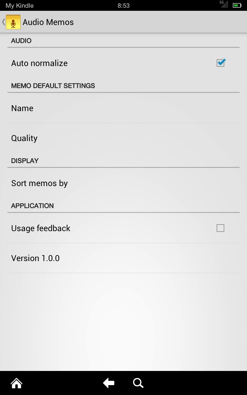 Audio Memos - App on Amazon Appstore