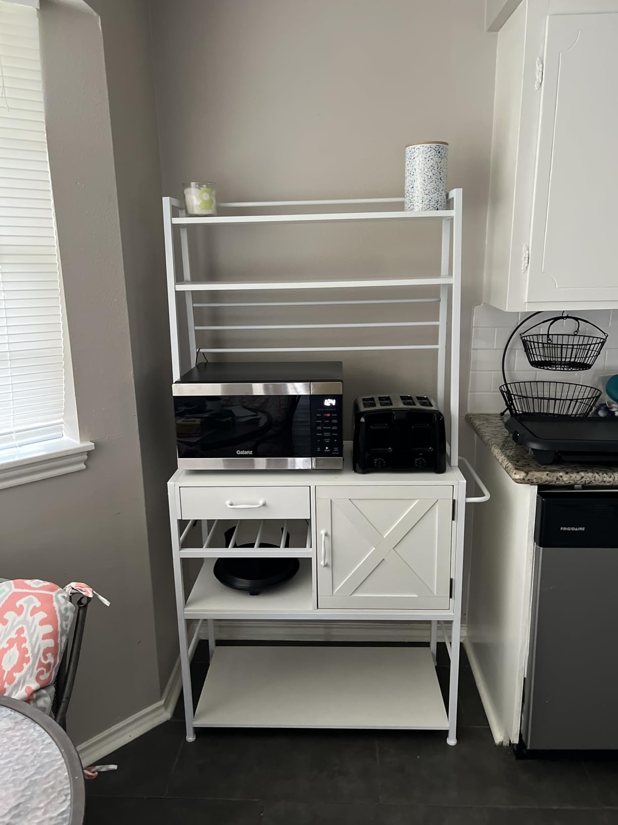 $22/mo - Finance Itaar Baker's Rack, Coffee Bar Cabinet, Farmhouse ...