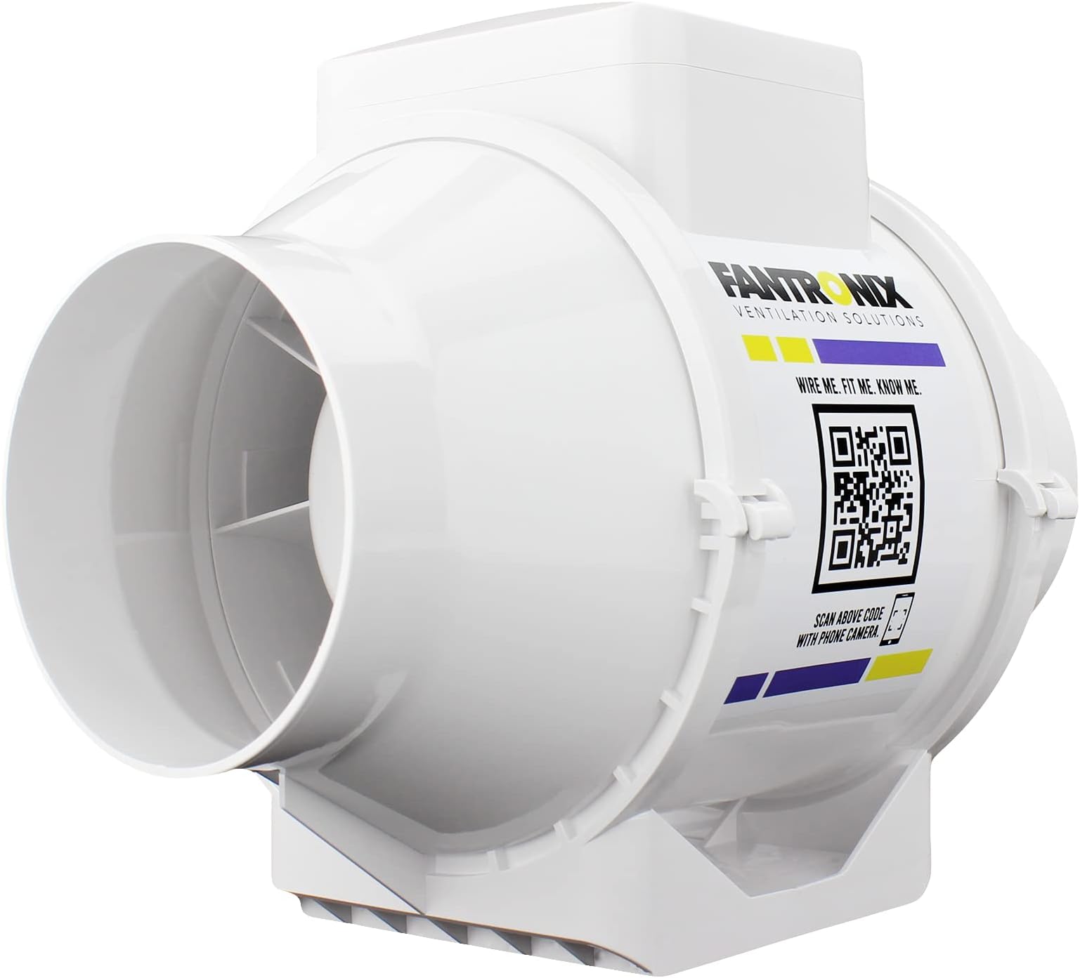 Airvent 434446A Inline Loft Extractor Fan with Timer 4" / 100mm for ...