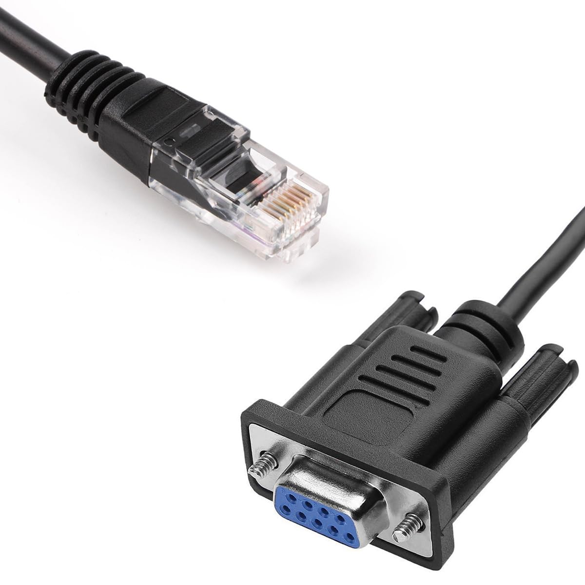 Amazon.com: Jienk 3.3FT DB9 to RJ45 Cat5 Ethernet LAN Console Cable ...