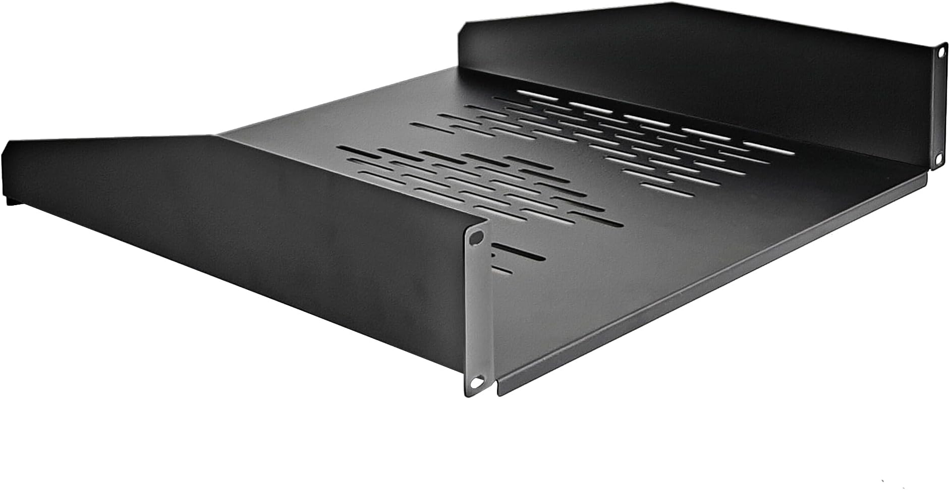 Amazon.com: RIVECO 19” 2U Rack Shelf Server Cabinet Mount Vented ...