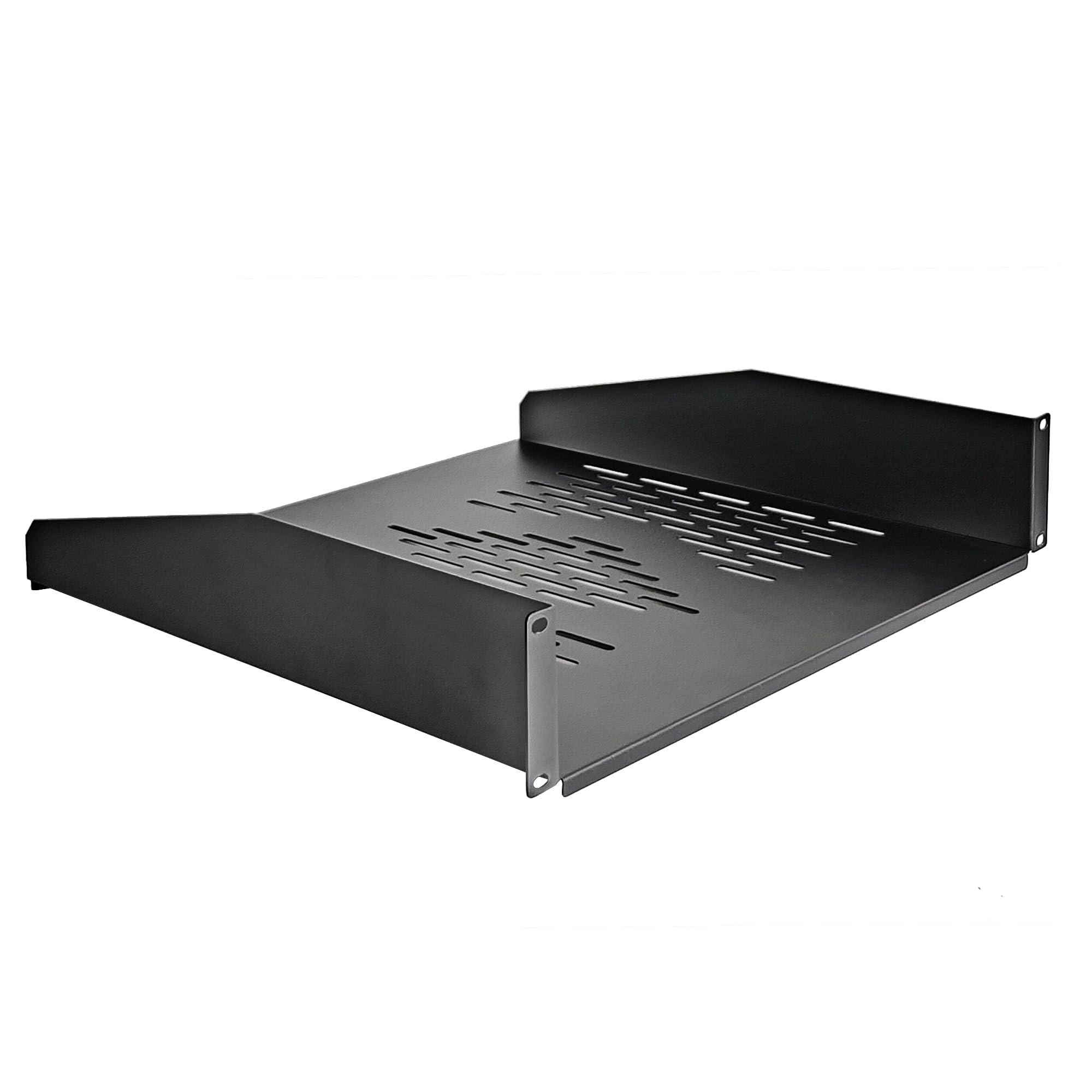 Amazon.com: RIVECO 19” 2U Rack Shelf Server Cabinet Mount Vented ...