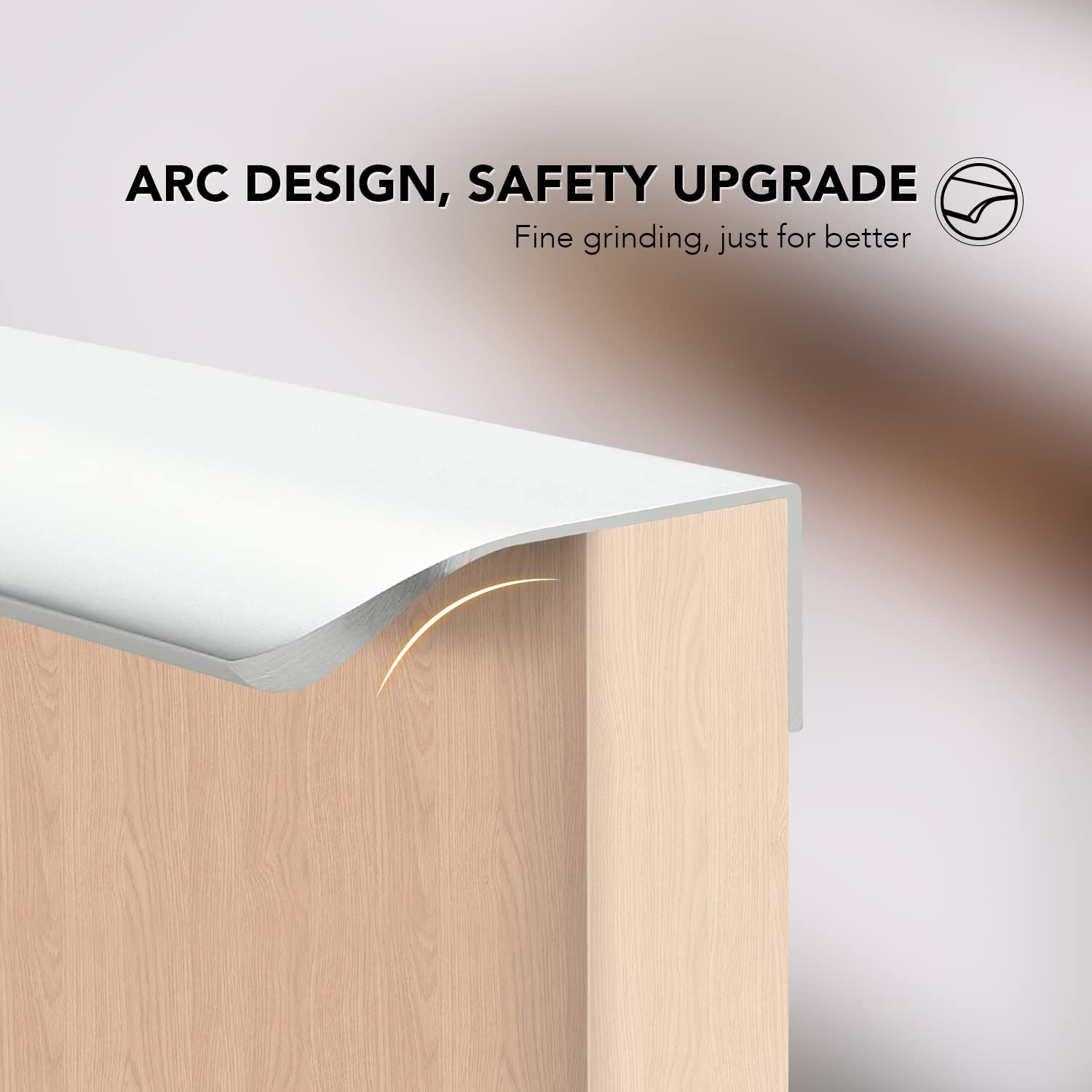 Ravinte 10 Pack Cabinet Handles Finger Edge Pulls 300mm/11.8 inch ...