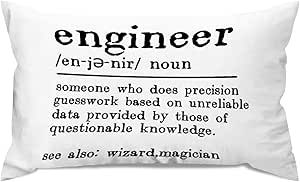Amazon.com: Engineer Definition Lumbar Pillow Covers 12x20 Canvas ...