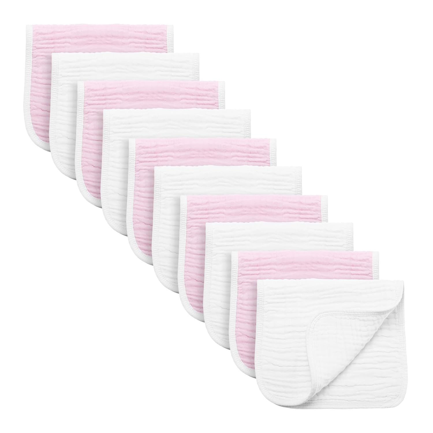 Amazon.com: Synrroe Burp Cloths Large, Muslin Burp Cloths for Baby ...