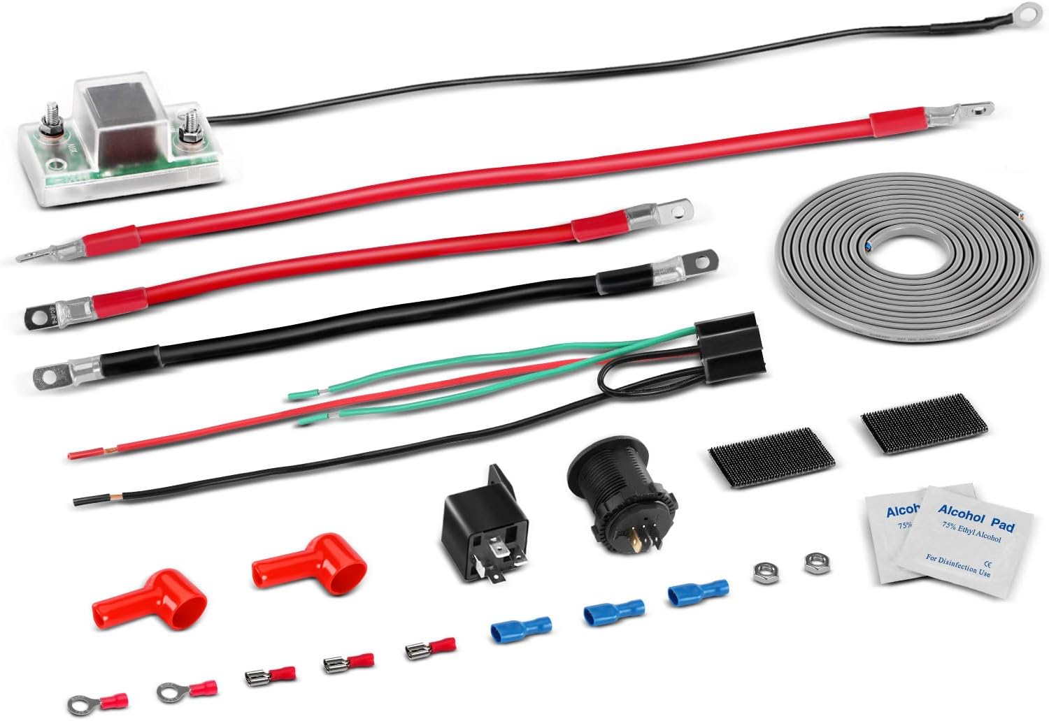 A-Premium UTV Dual Battery Isolator Connect & Monitor Kit Compatible ...