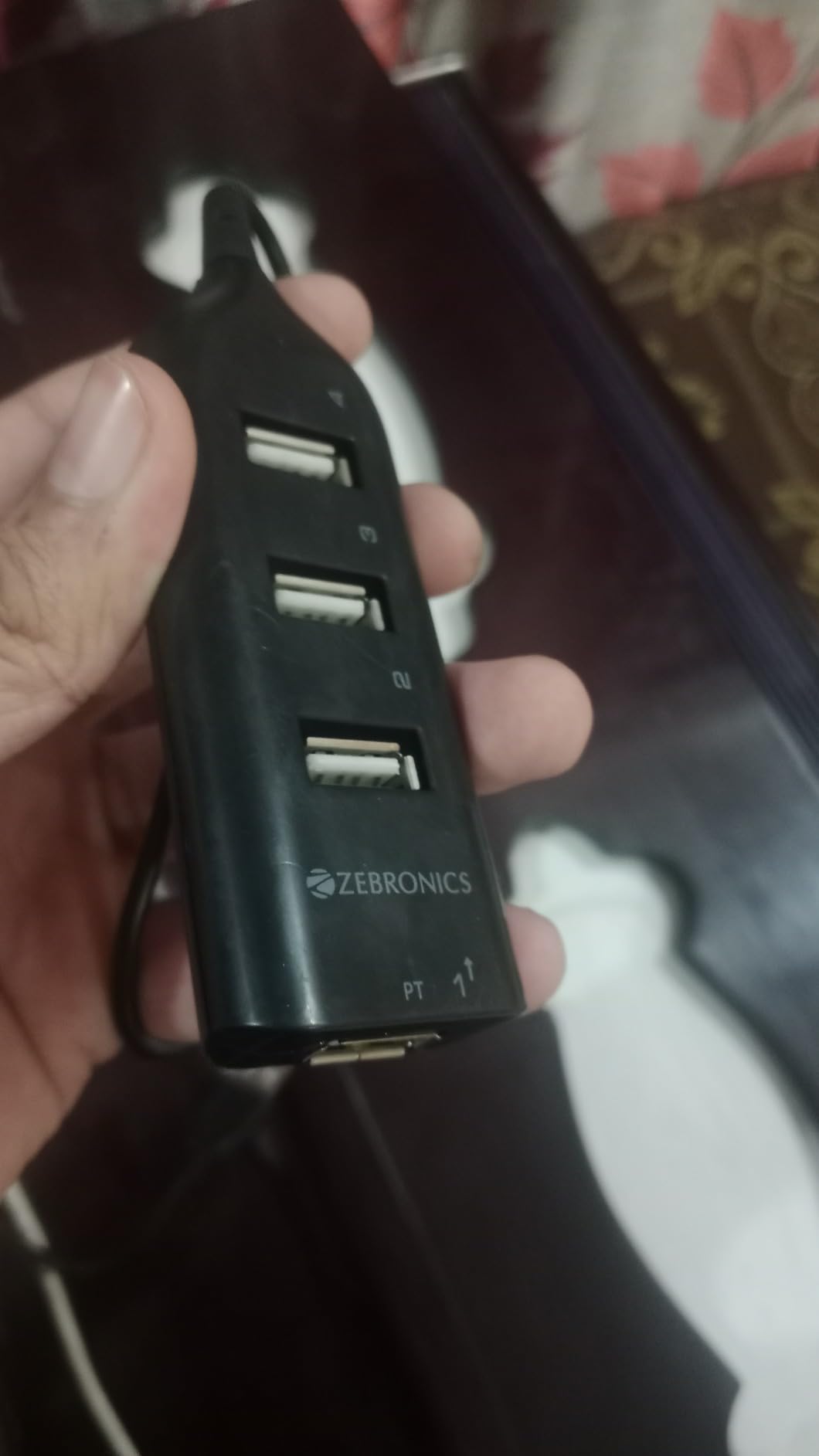 Zebronics ZEB-90HB USB Hub, 4 Ports, Pocket Sized, Plug & Play, for ...