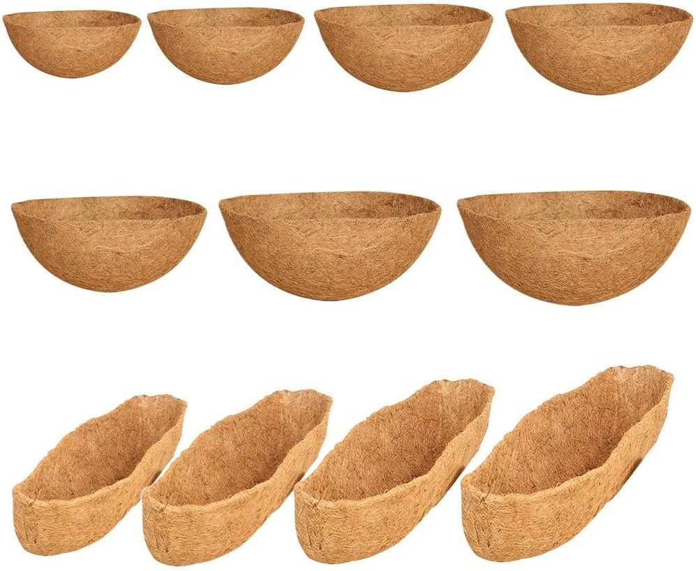 Oniissy Extra Deep Coco Wall Plant Liner Manger Liner - Coco Liner ...