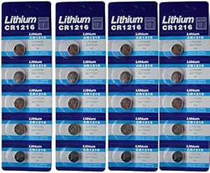Amazon.com: New 20 X Cr1216 Br1216 1216 3V Lithium Batteries FBA ...