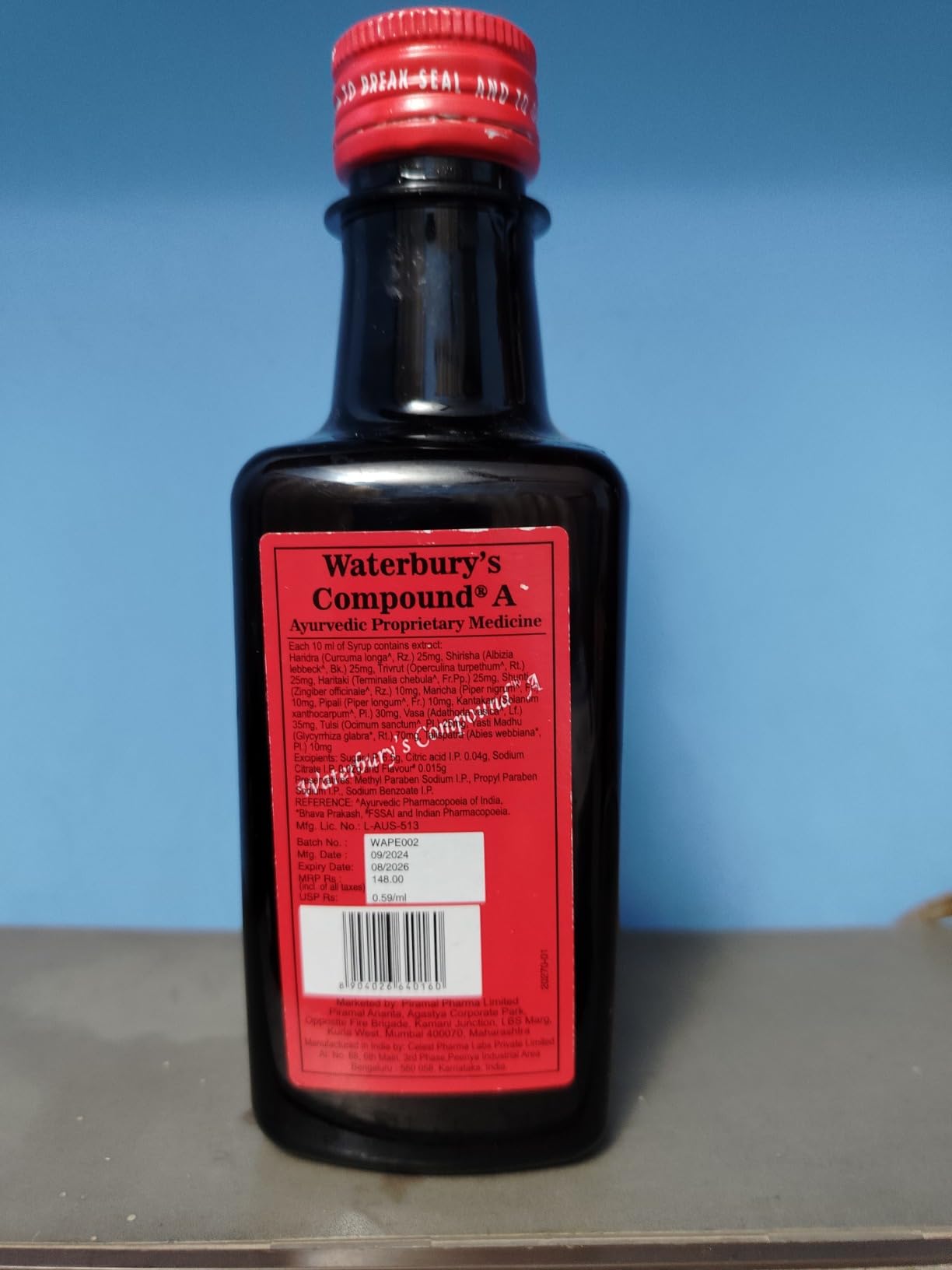 Buy Waterbury's Compound A-Provides Quick Relief from Cold & Cough ...