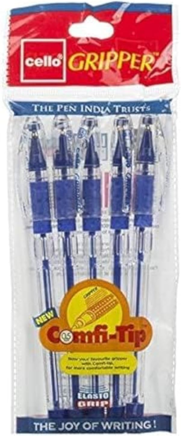 Cello Technotip Ball Pen Set | Pack of 10 | Blue Ball Pens ...